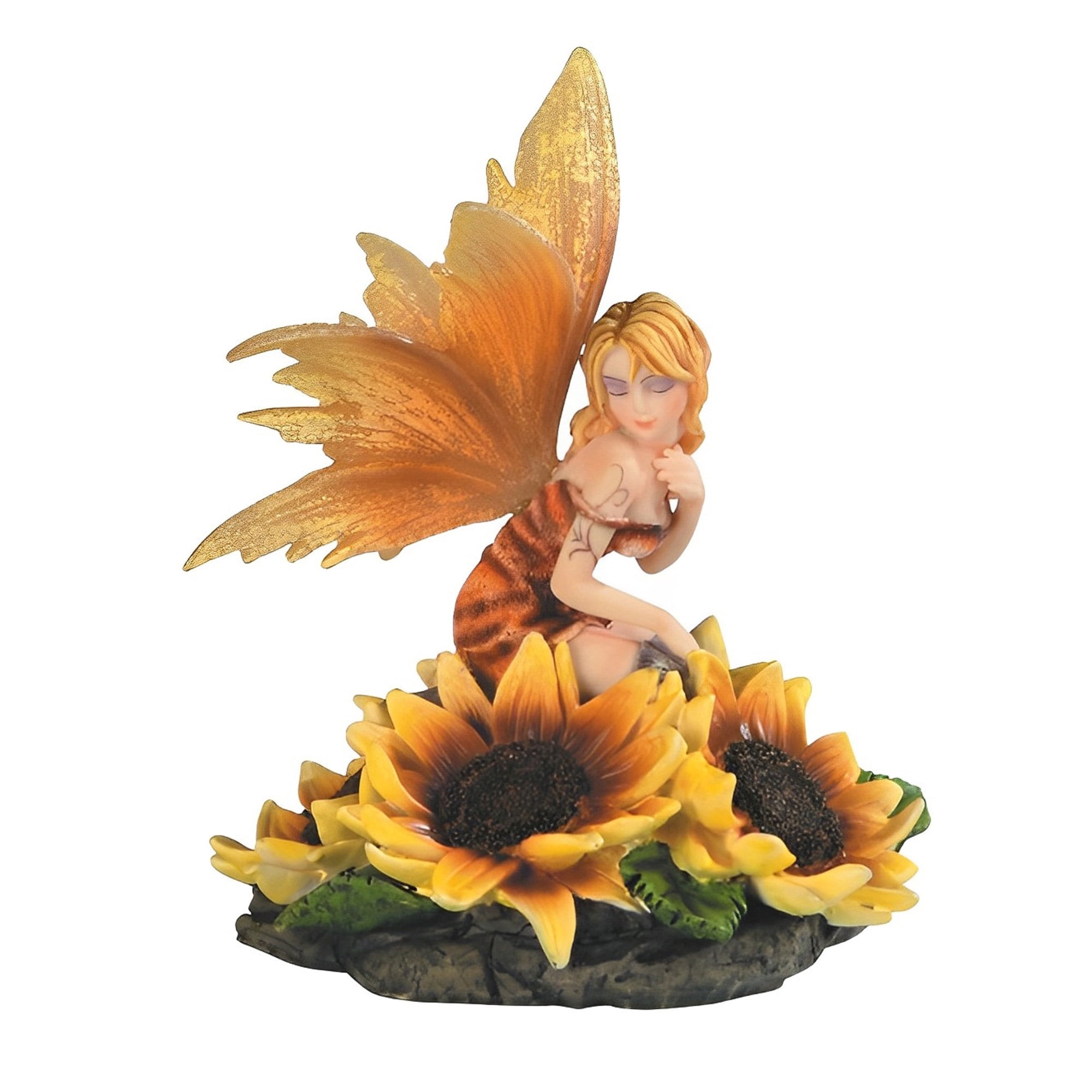 FC Design 5"H Flower Fairy with Sunflowers Figurine Statue Sculpture ...