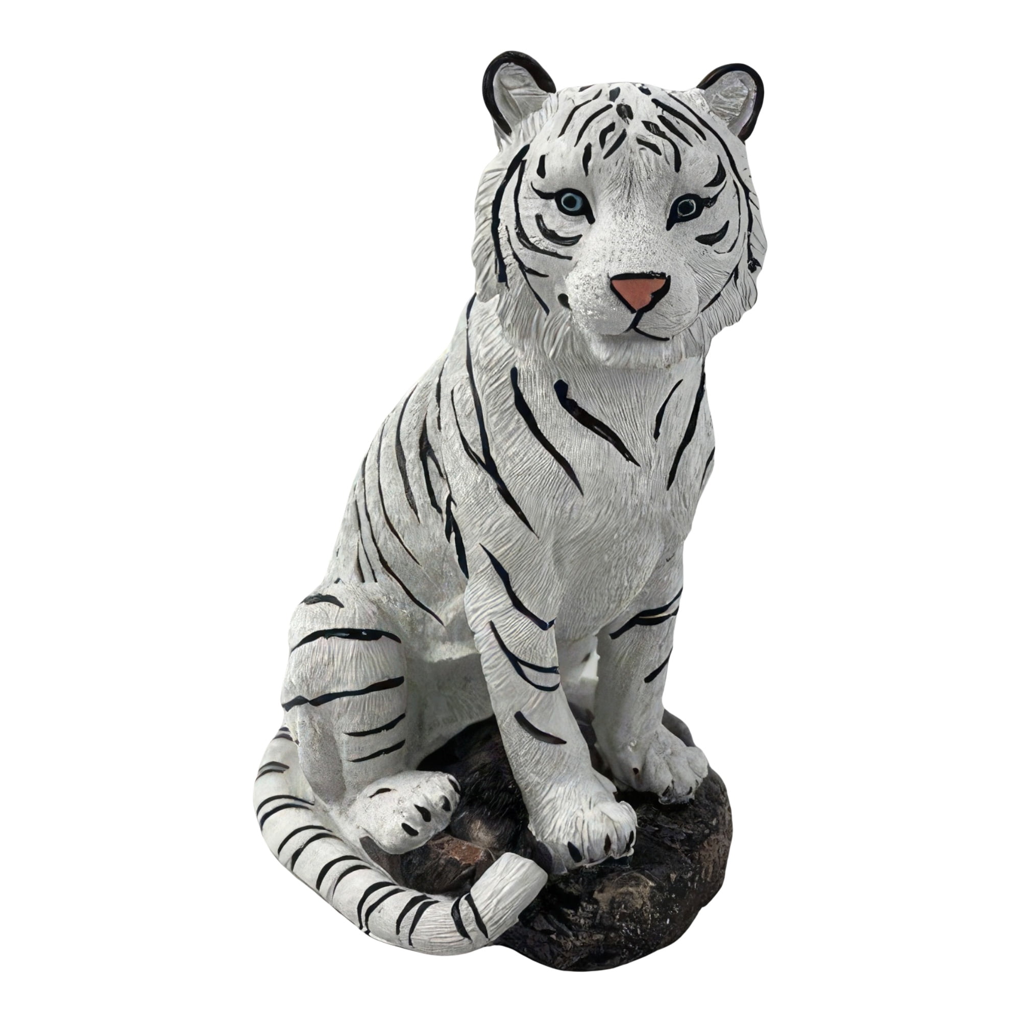 FC Design 6"H White Tiger Sitting Figurine Statue Sculpture Ornament ...
