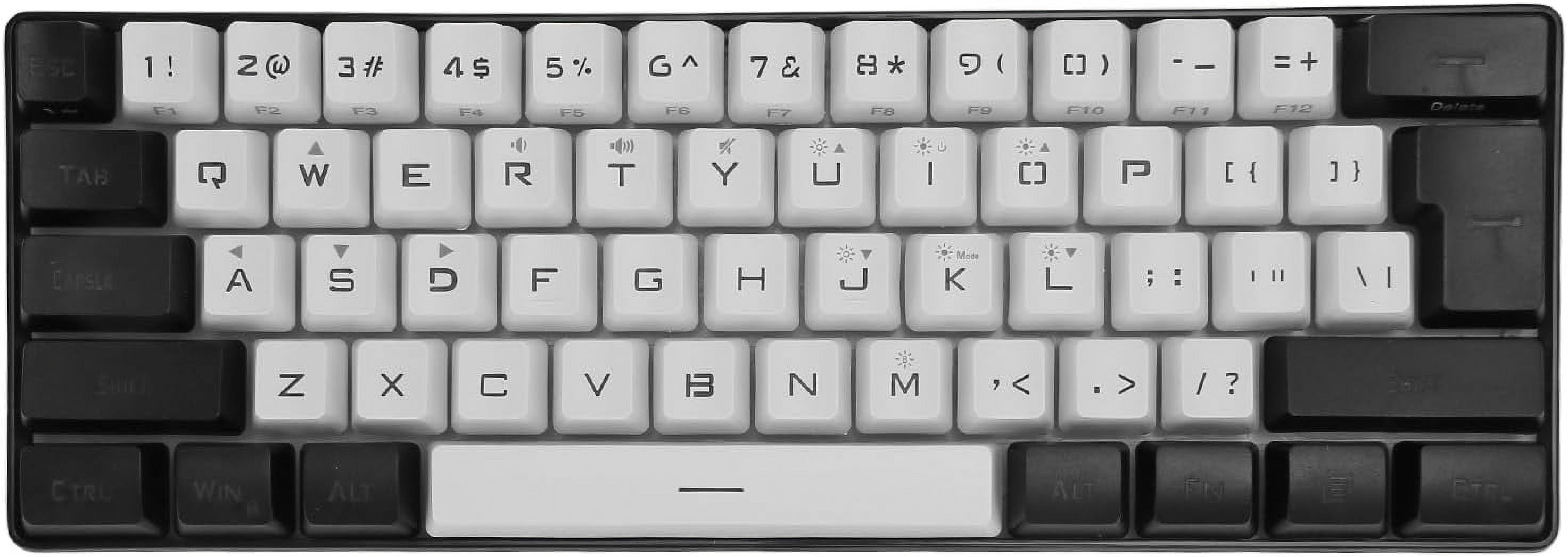 FC-G61 Mini RGB Keyboard, Ergonomic Mechanical Feeling Wired Gaming ...