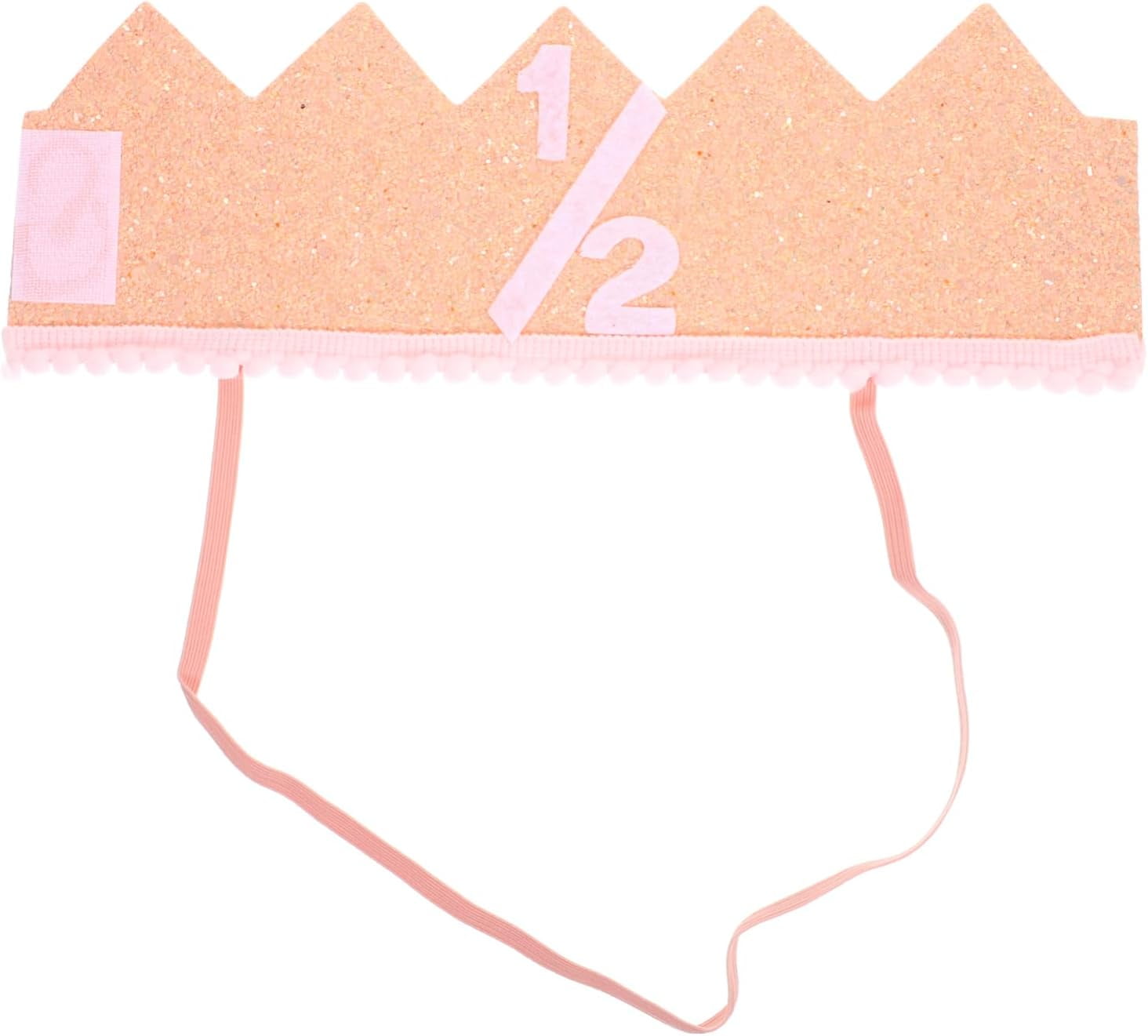 FC-Half Birthday Hat Princess Crown Toddler Birthday Hats for Kids ...