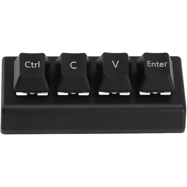 FC-Mechanical Numpad Macro Keyboard, 4 Keys Mini Keypad USB Wired ...