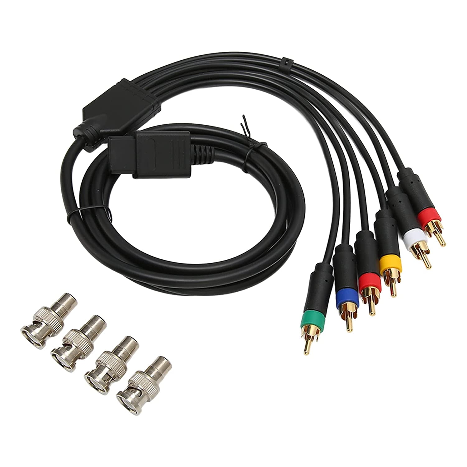 FC-RGB RGBS Composite Cable Cord with 4 BNC Heads, High Flexibility ...