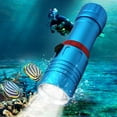 FC-Scuba Diving Flashlight, LED 100m Underwater Dive Torch Lights for ...