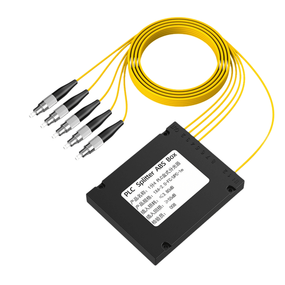 FC/UPC Fiber Optic Splitter Box PLC Splitter ABS Box Fiber Optical ...