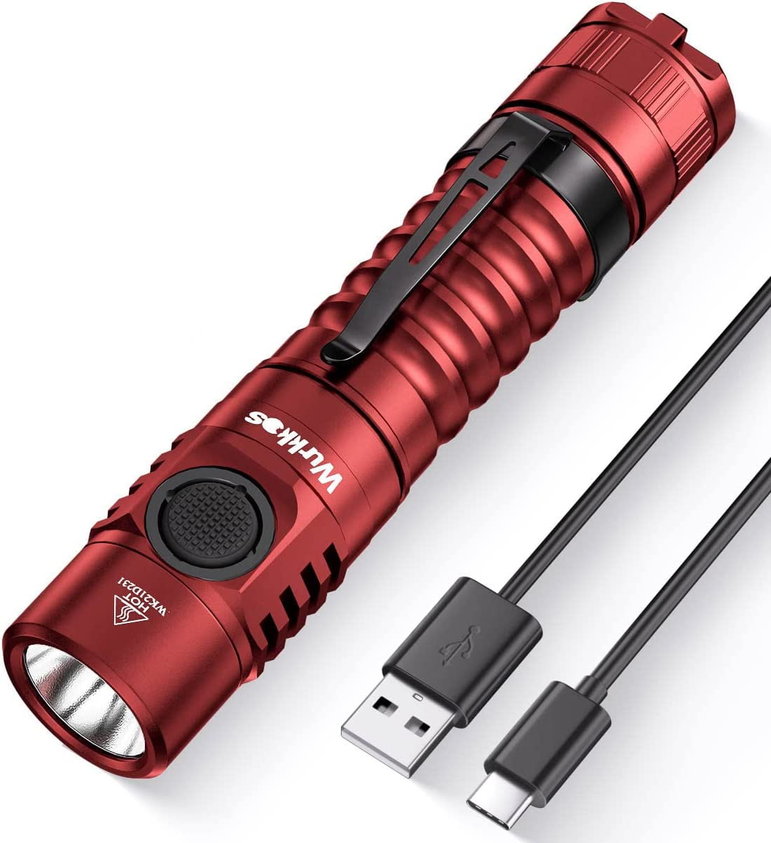 FC11 USB C Rechargeable Flashlights Maximum Output 1300Lumen, Compact ...
