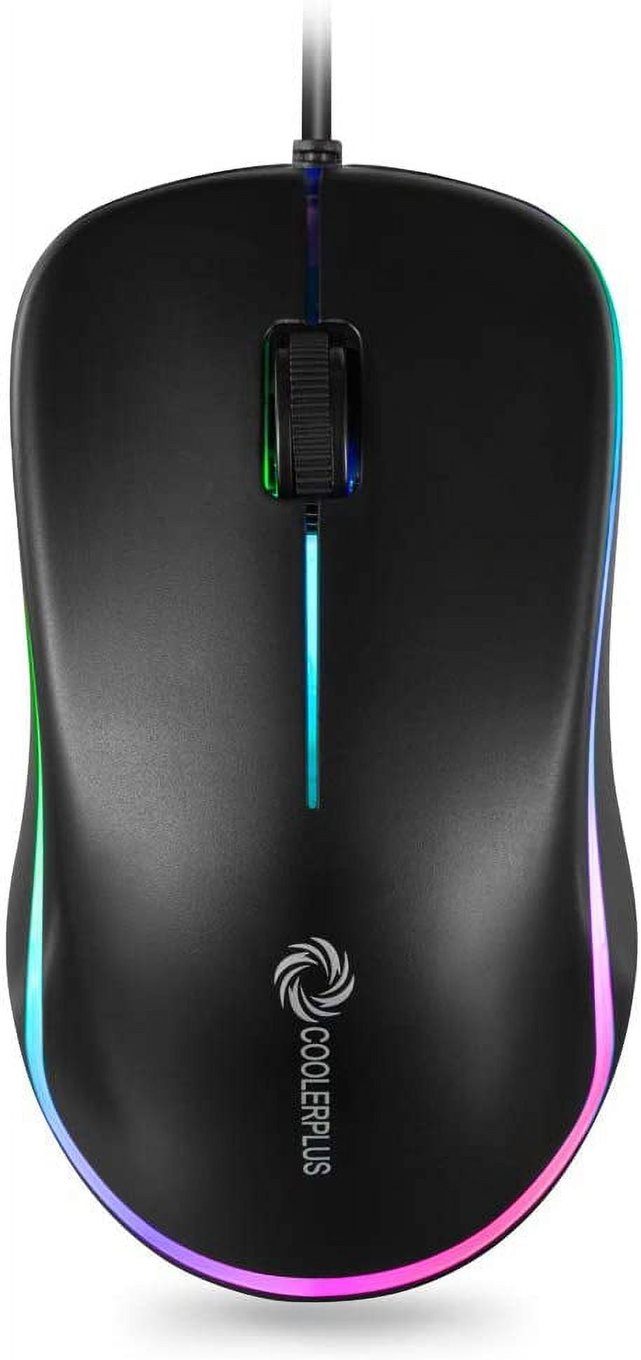 FC112 USB Optical Wired Computer Mouse with Easy Click for Office and ...