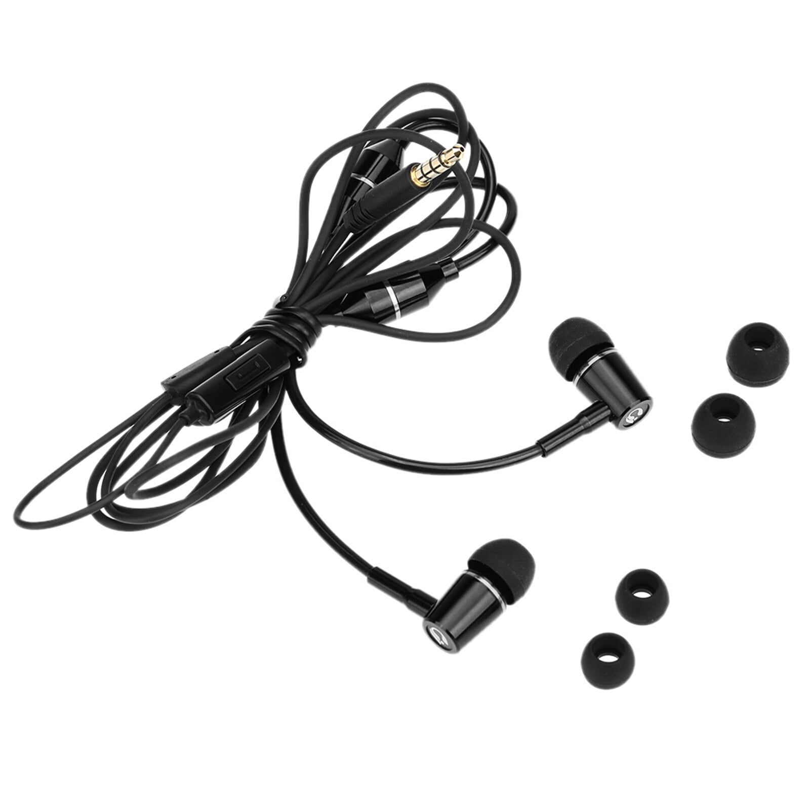 FC12 Stereo Music Headset Air Tube 3.5mm Anti-radiation Earphone In-ear ...