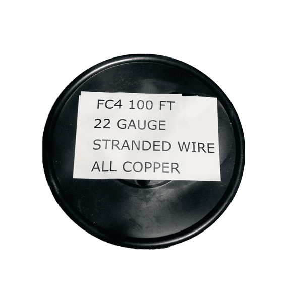 FC4 22 Gauge Flat 4 Conductor Wire 100 FT FOR LIONEL Controllers Etc ...