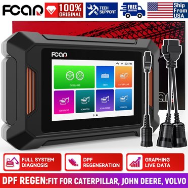 FCAR F801 Heavy Duty Truck Scanner, Diesel Diagnostic, DPF Regen, OBD2 ...