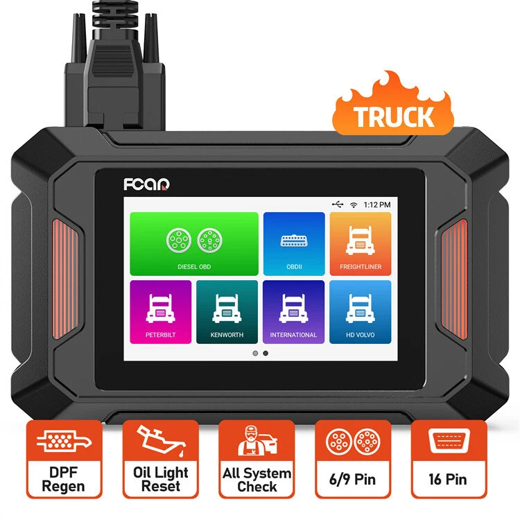 FCAR Tech F801 Automotive Diagnostic Tool with DPF Regen Service Tool ...