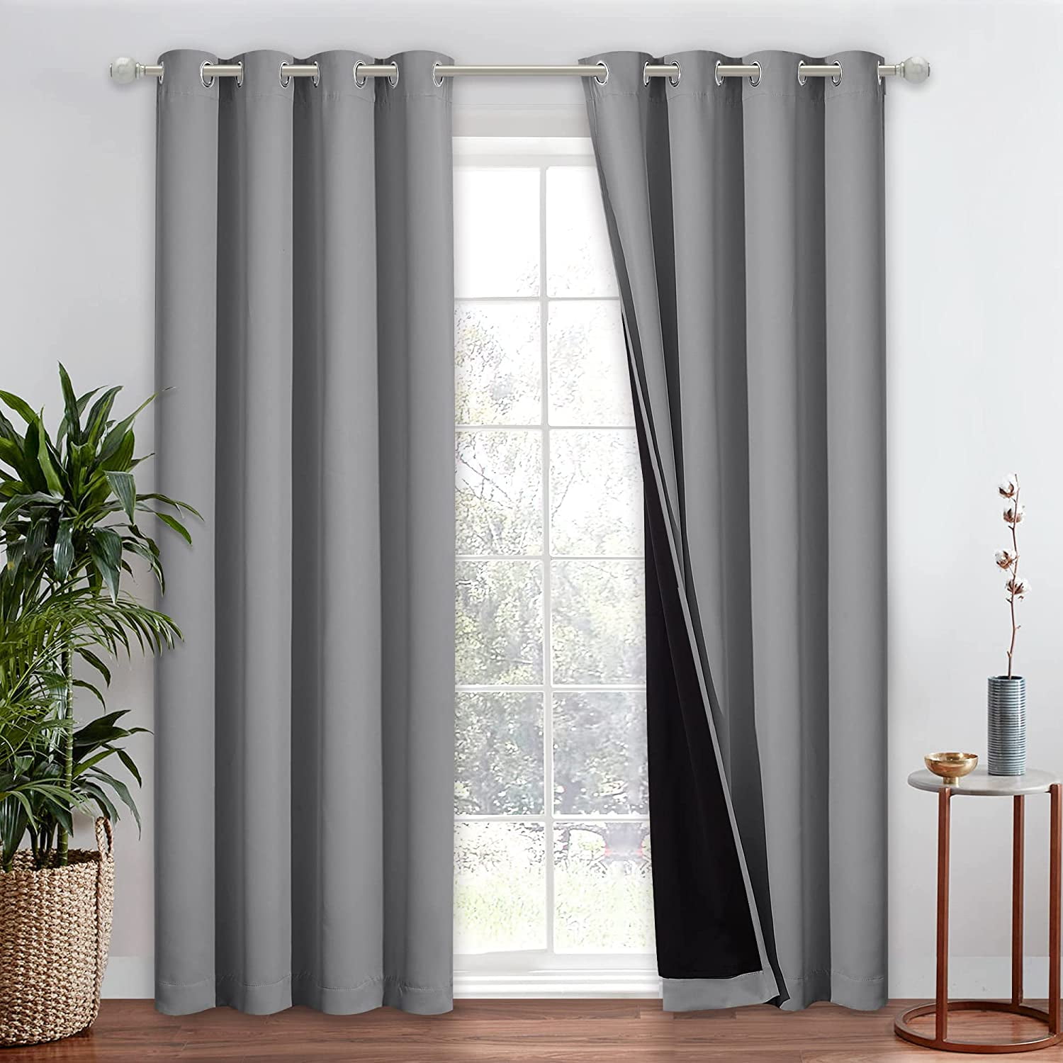 FCCAUD-Full Shade Curtain Panel, Energy Smart & Noise Blocking Out ...