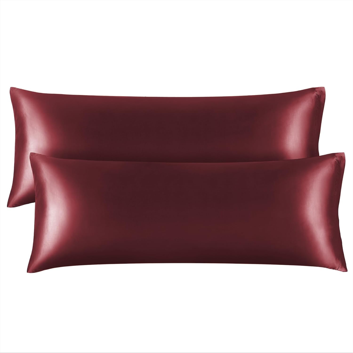 FCCAUD-Satin Body Pillow Cover 2 Pack, Super Soft and Cooling Body ...