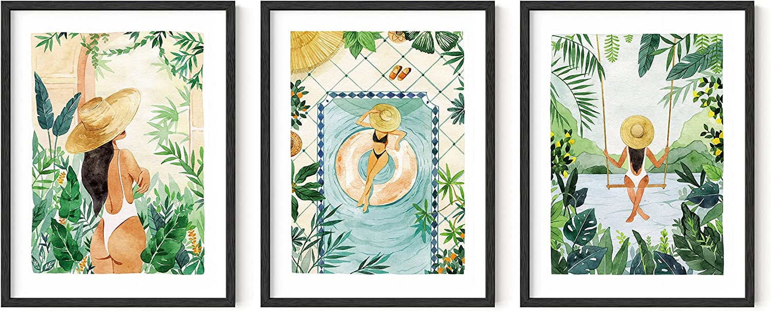 FCCUYE Bauhaus Poster Art - Set of 3 Modern Abstract Wall Art, Vintage ...