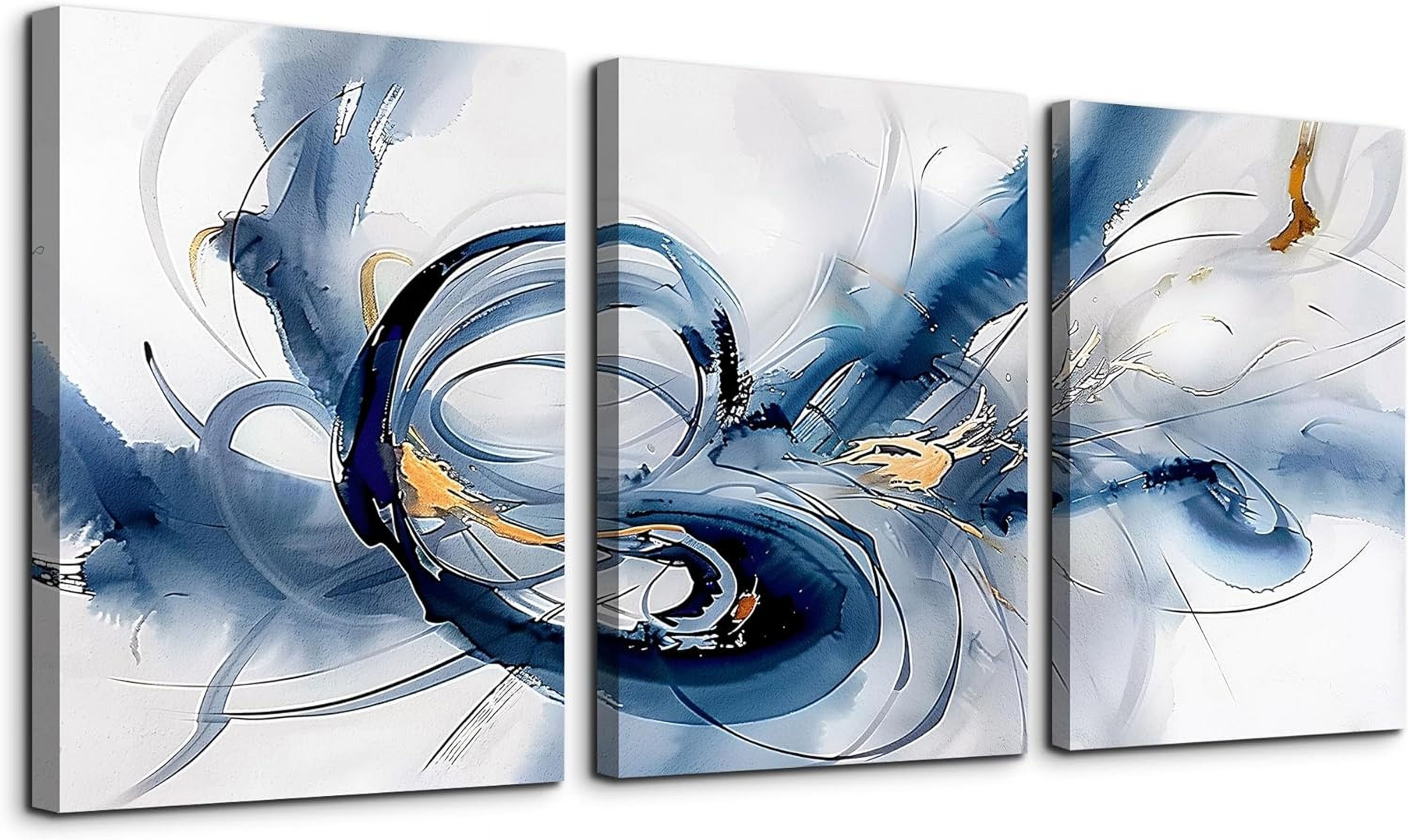 FCCUYE Canvas Wall Art For Living Room Modern Wall Decor For Bedroom ...