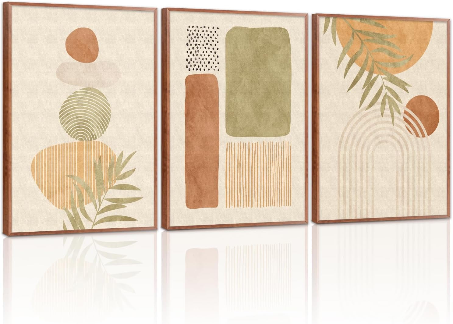 FCCUYE Southwest Wall Decor Cactus Pictures Wall Art Set of 3(12”X16 ...