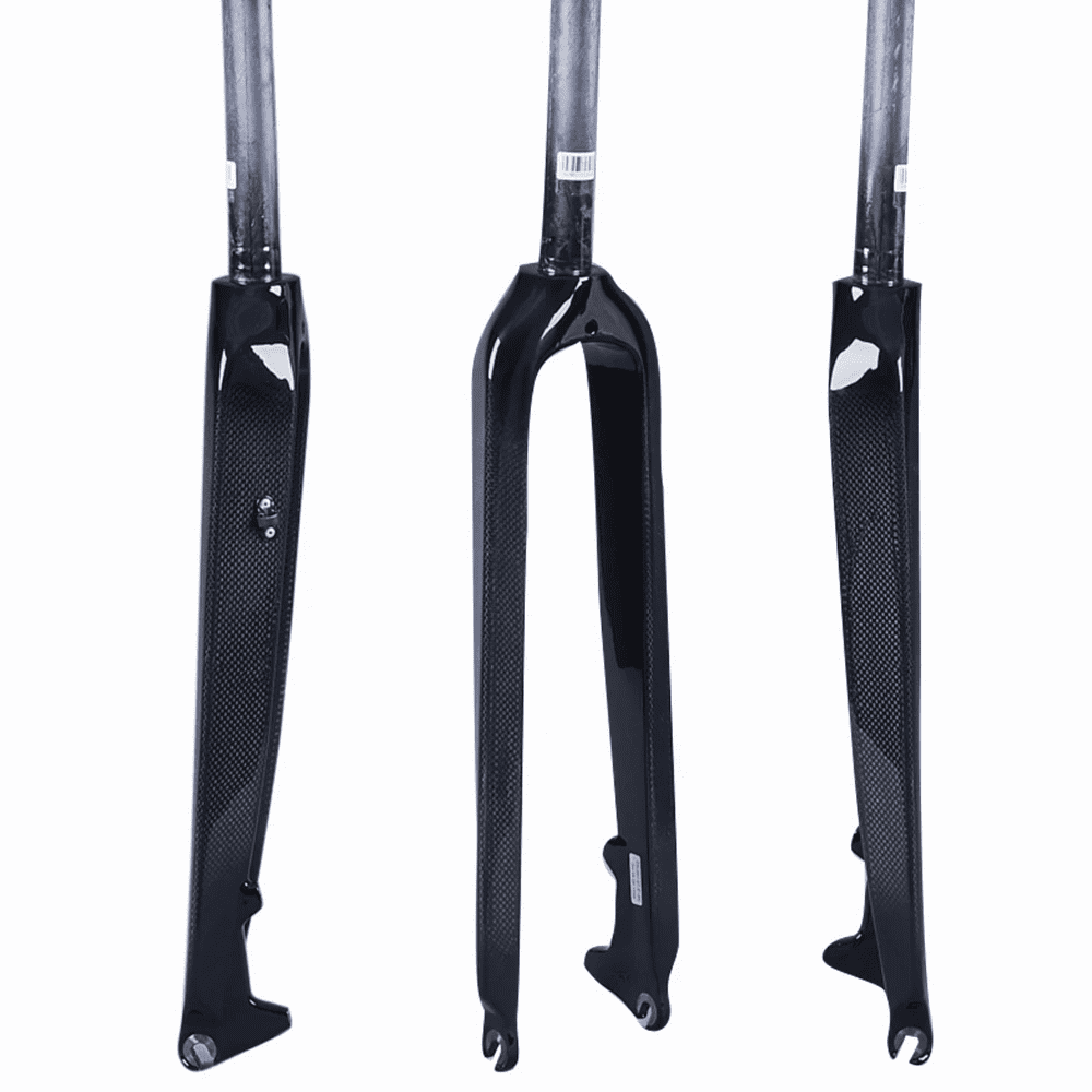 FCFB mountain bike front fork 3K carbon fiber bicycle front fork hard ...