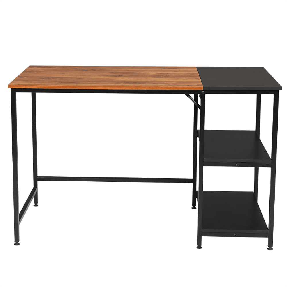 FCH Home Office Computer Desk, Study Writing Desk with Wooden Storage ...