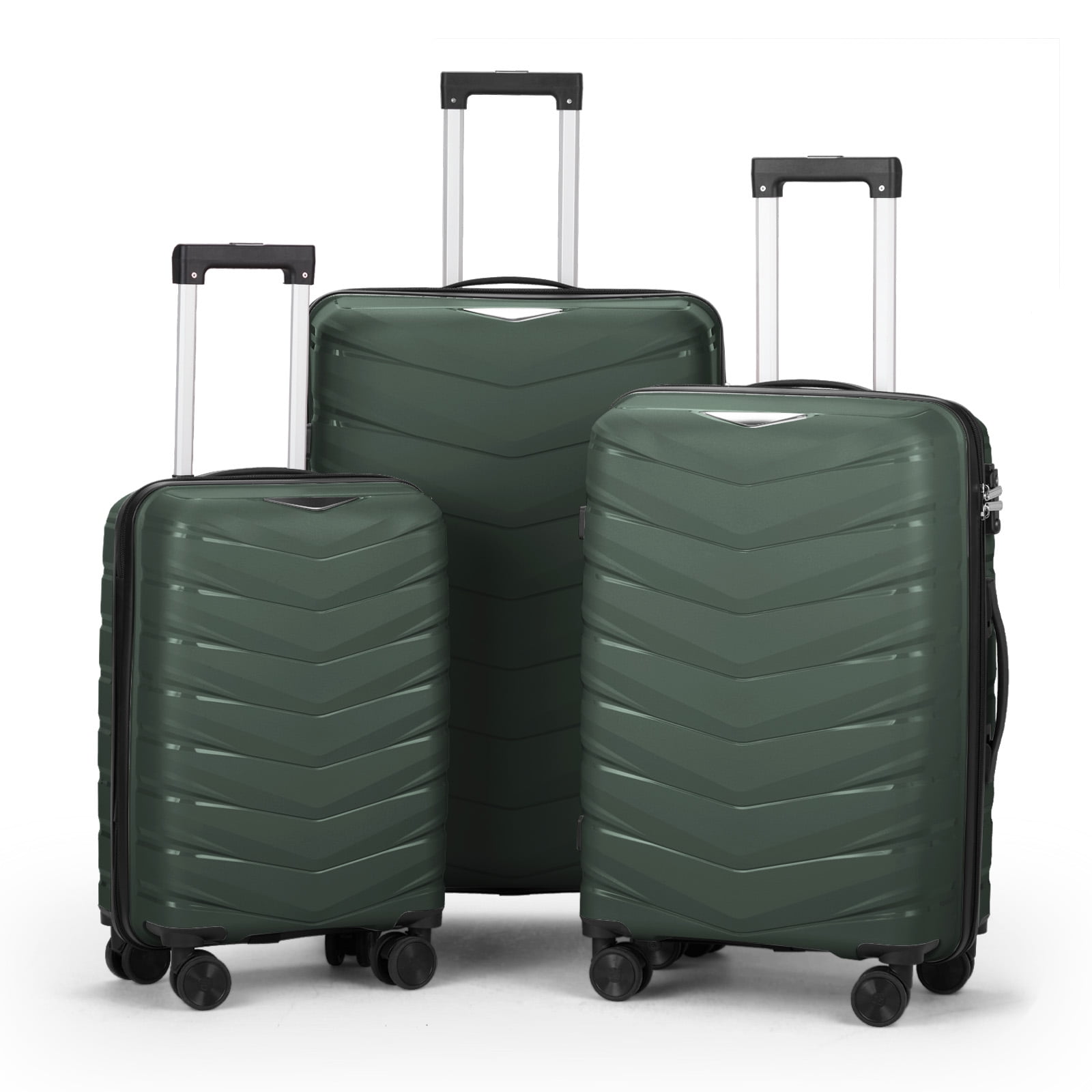 FCH V-shaped stripes 3-in-1 pp trolley case 20in in 28in pp iron ...