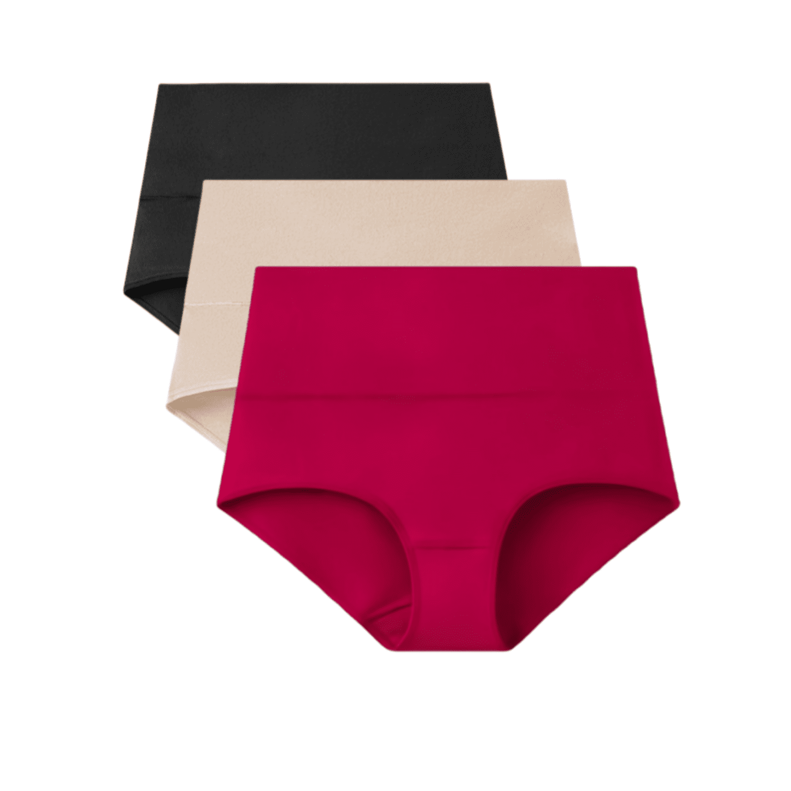 FCLoft Women's Control Shaping Briefs, Cotton Plus Size No Muffin Top 3 ...