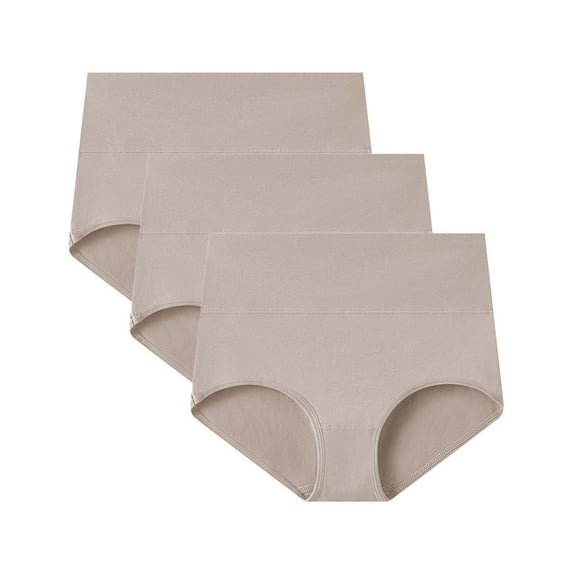 FCLoft Women's Full Coverage High Waist Briefs, Cotton 3 Pack Ladies ...