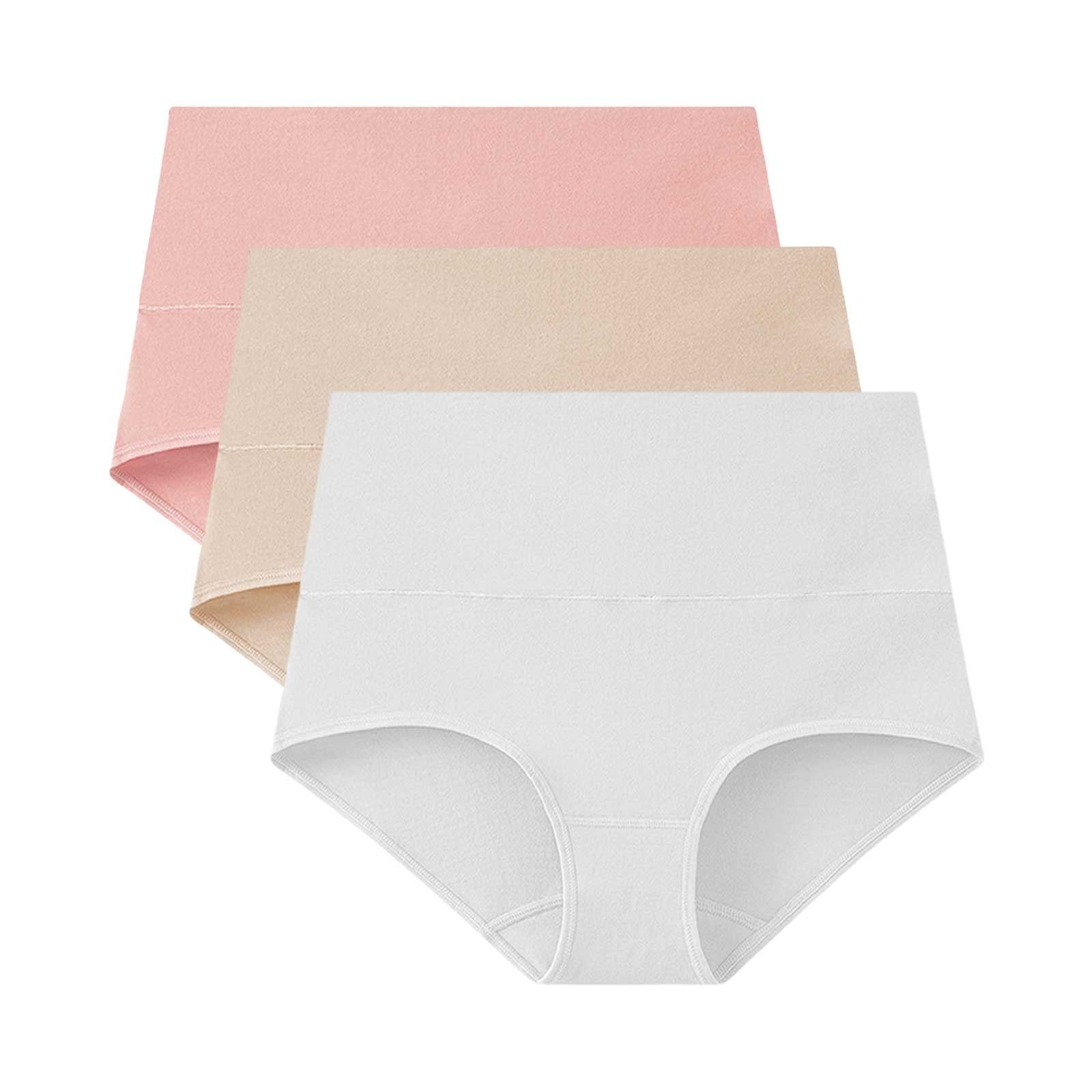 FCLoft Women's Plus Size Cotton Briefs, Shaping Control No Muffin Top 3 ...