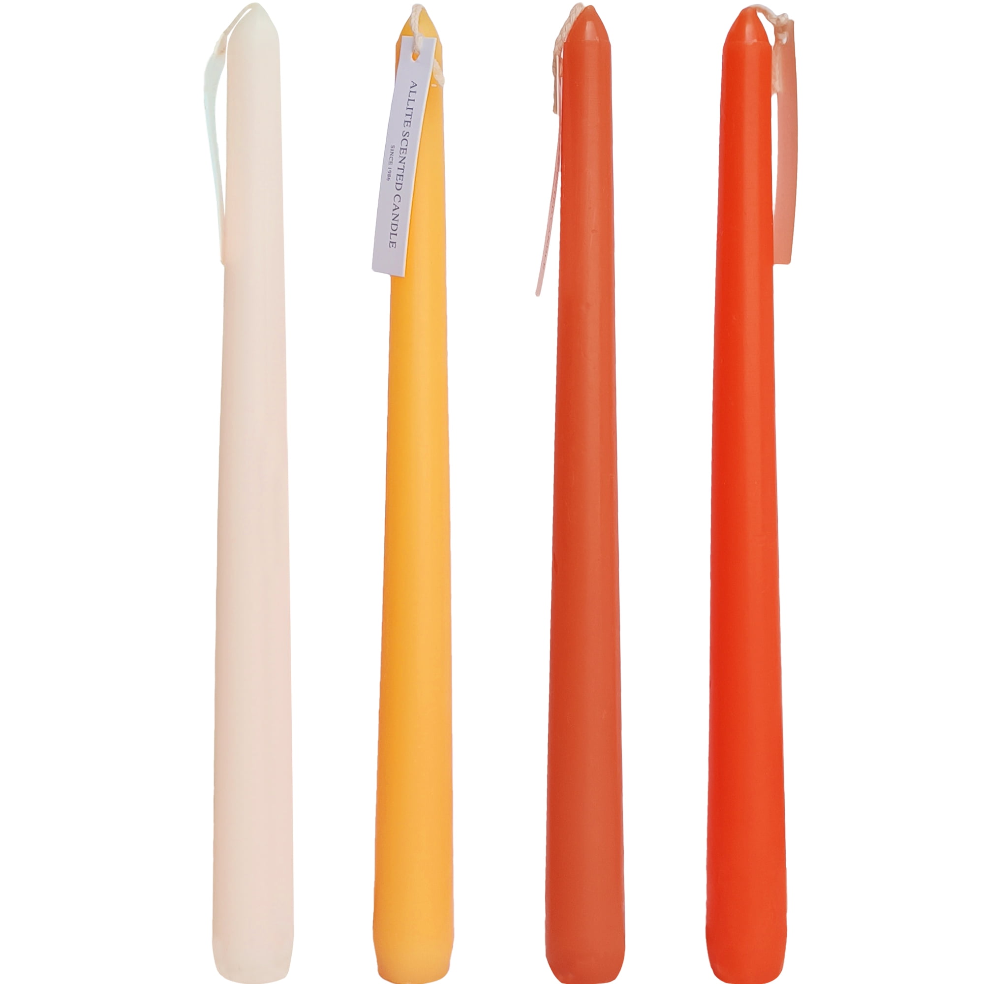 FCMSHAMD 10'' Long Stick Citrus Scented Taper Candles - Soy Wax ...