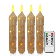 612 Vermont LED Battery Window Candles, Timer, Bright Spot, 4-Pack ...