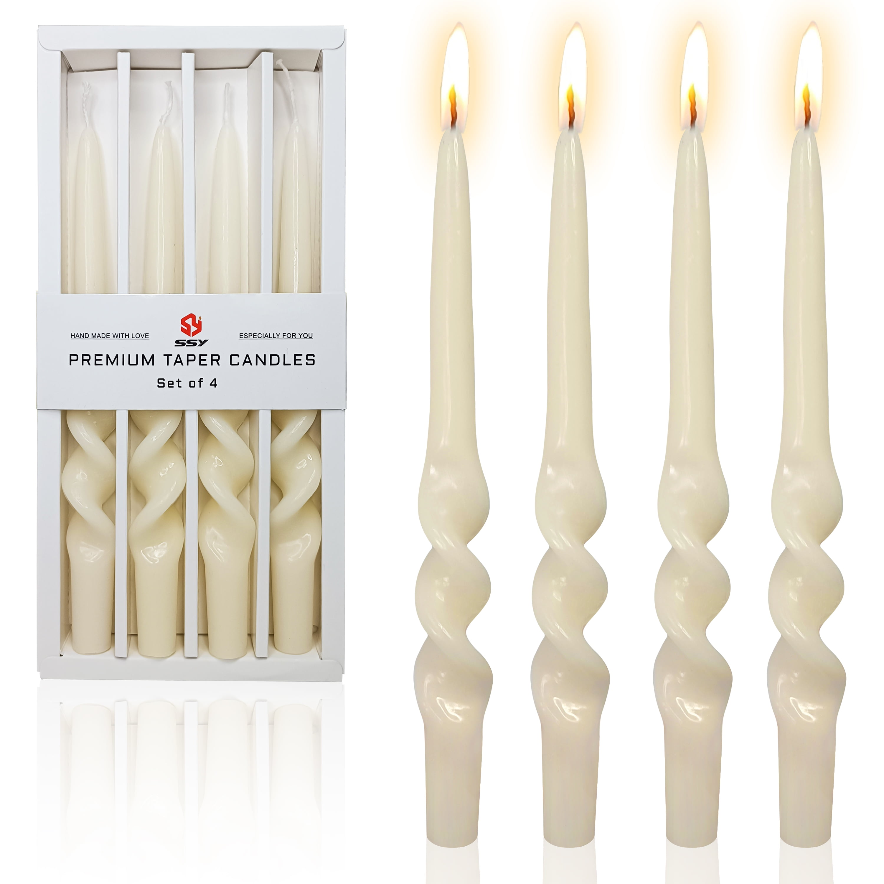 Walmart Black Friday Deals 2025 FCMSHAMD 9.3 Inch Spiral Taper Candles ...