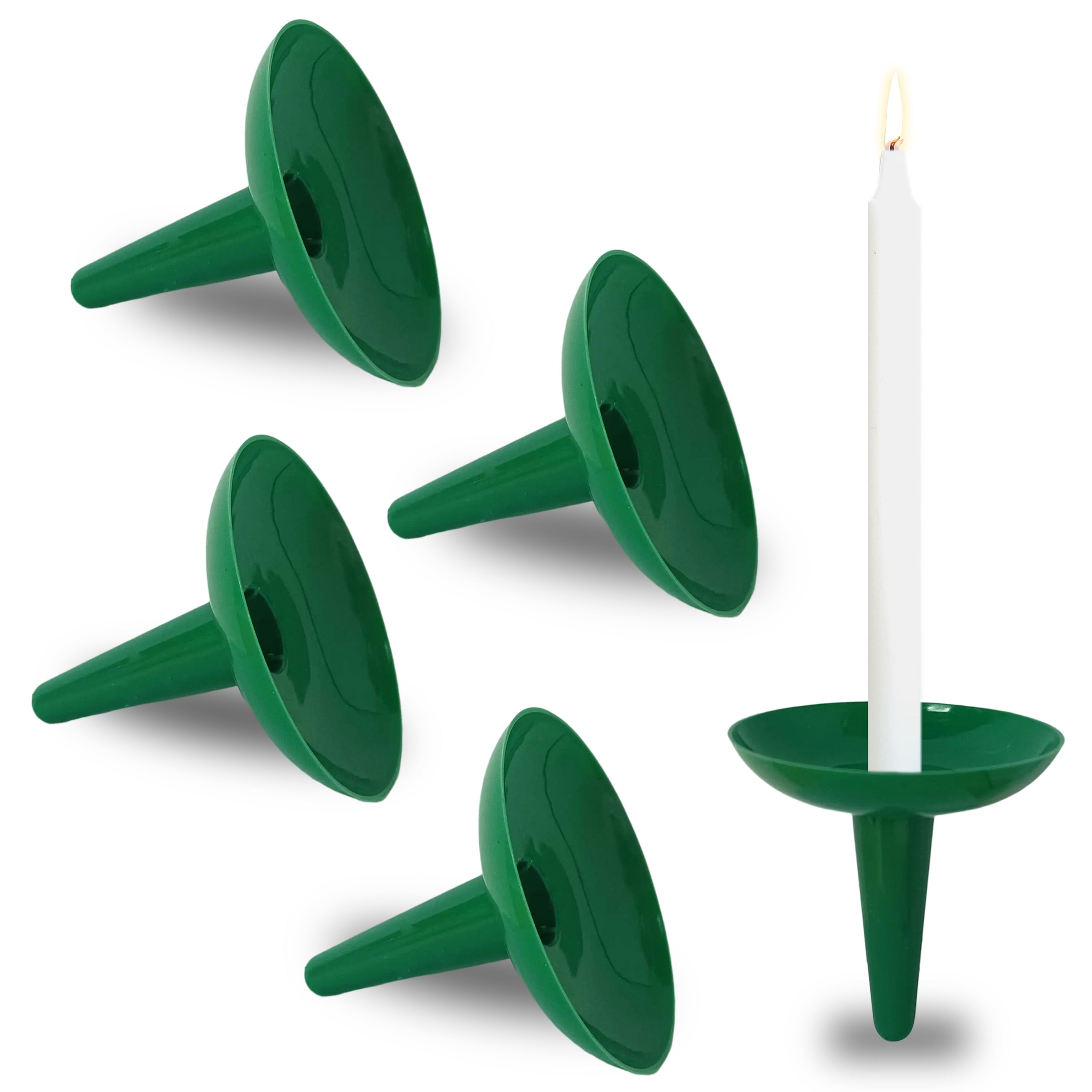 FCMSHAMD Candlelight Accessory Reusable Plastic Candle Holders for ...