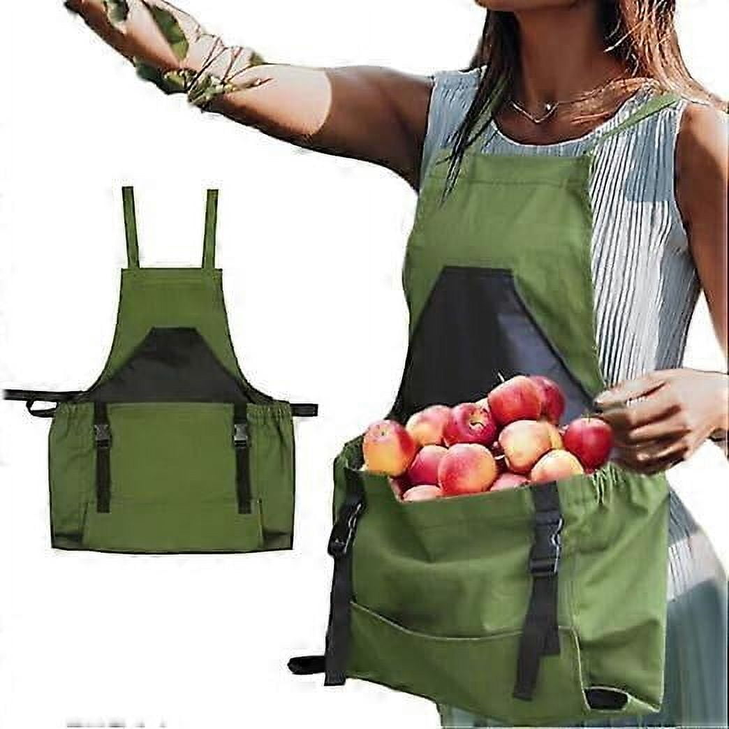 FCOUIID Harvest Apple Picking Bag - Waterproof 600D Fruit Storage Apron ...