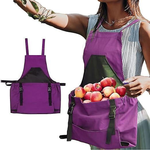 FCOUIID Harvest Apple Picking Bag - Waterproof 600D Fruit Storage Apron Pouch for Outdoor ...