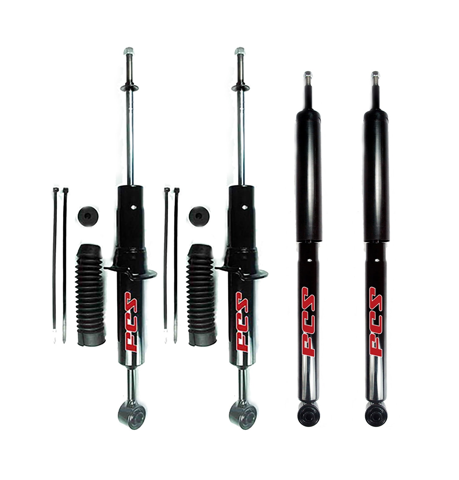 FCS Front Strut Assemblies and Rear Shock Absorbers Kit For Toyota ...
