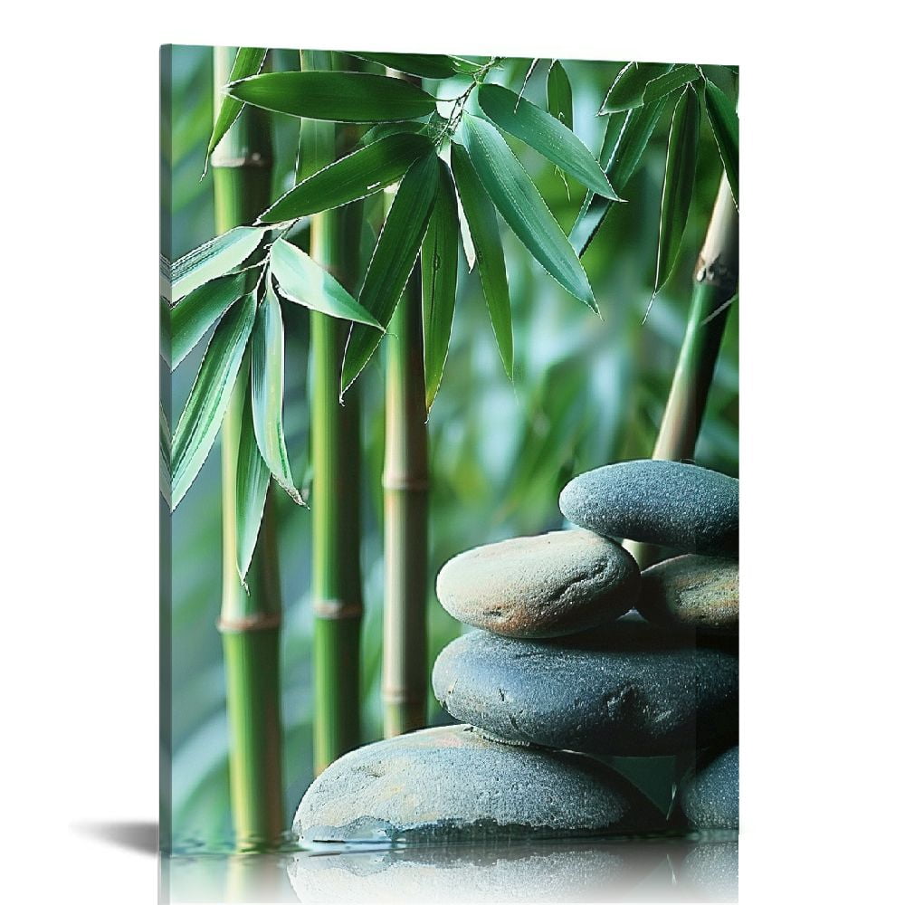 FCXZI Bamboo zen Wall Art Decor, Indoor art wall decoration home is ...