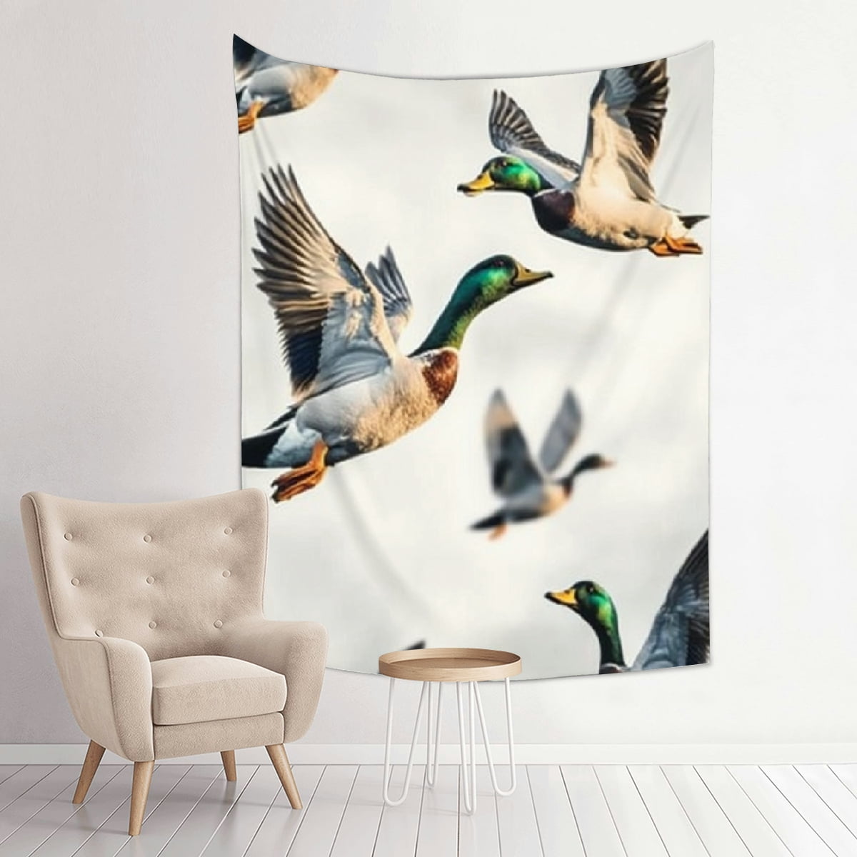 FCXZI Birds Ducks Flying Tapestry Wall Art for Living Room Bedroom 30 ...