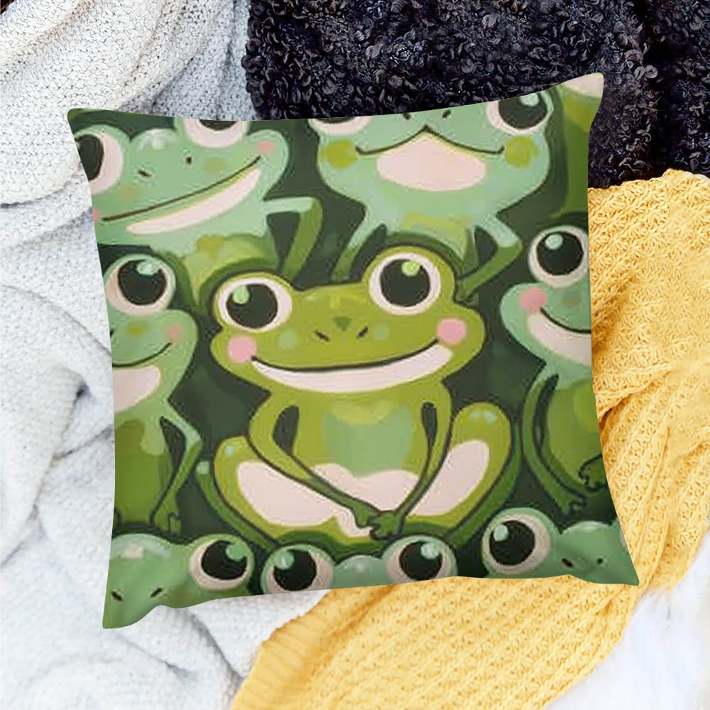 FCXZI Decor Indoor Decoration Frogs Smiling Green Farmhouse Decor for ...