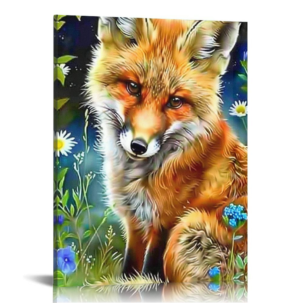 FCXZI Dreamy cute fox nature Indoor art wall decoration home is ...