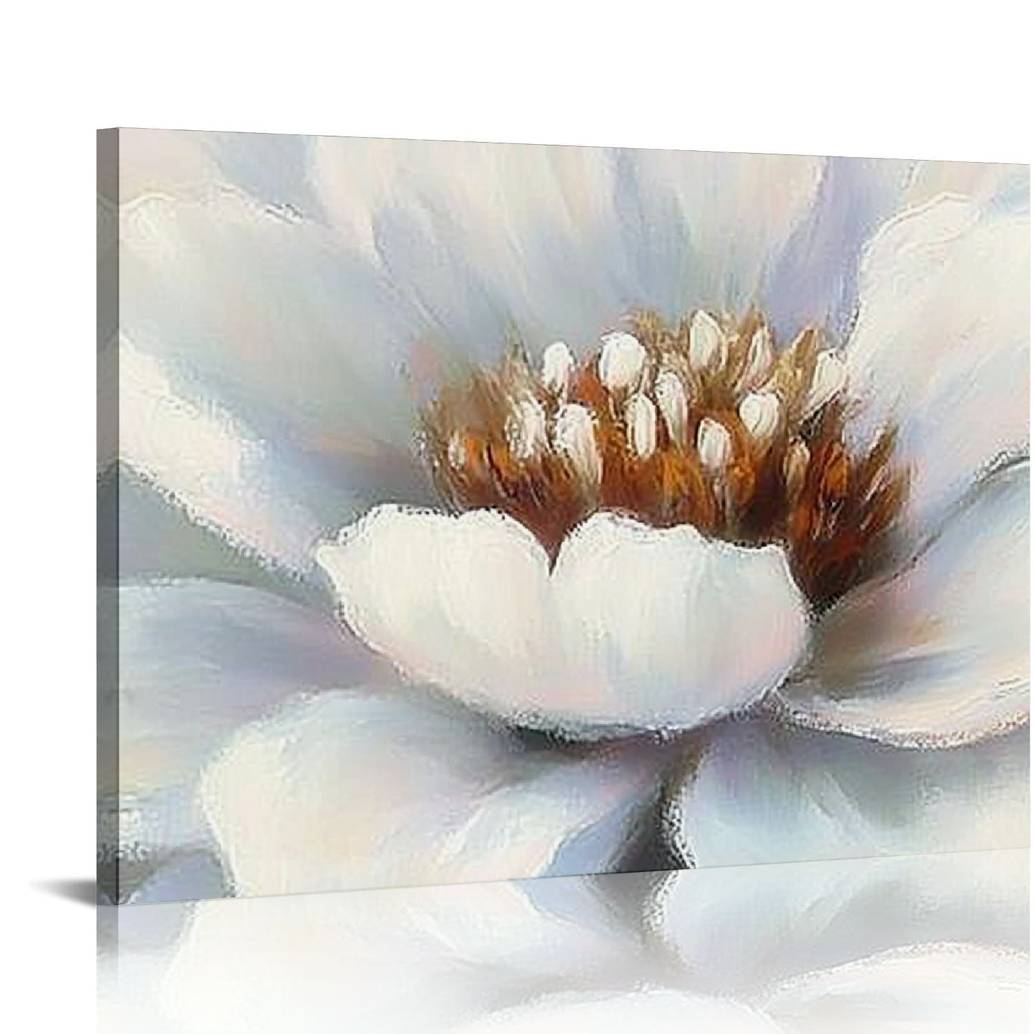 FCXZI Floral Canvas Prints Wall Art Paintings Abstract Light Blue ...