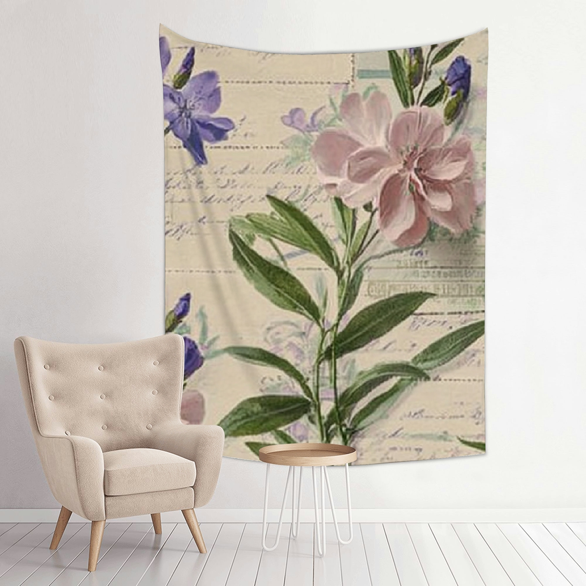 FCXZI Flower Print Wall Art Tapestry for Living Room Bedroom Decor 30 ...