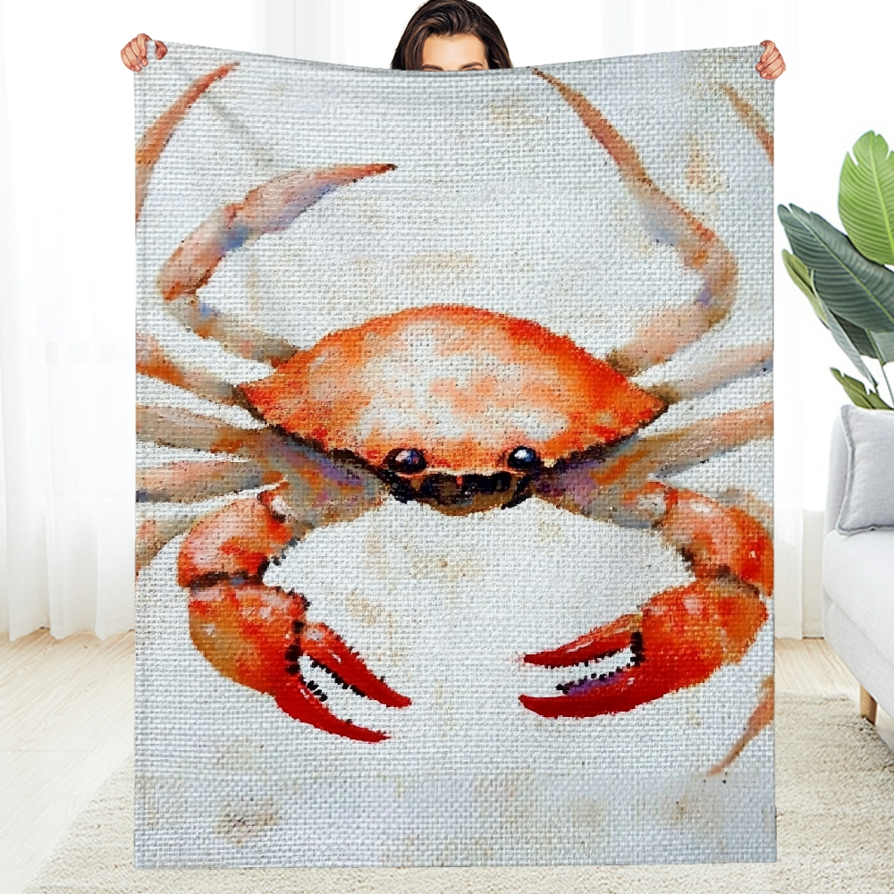 FCXZI Fuzzy Fluffy Crab Lightweight Blanket - All-Season Comfort 40 ...