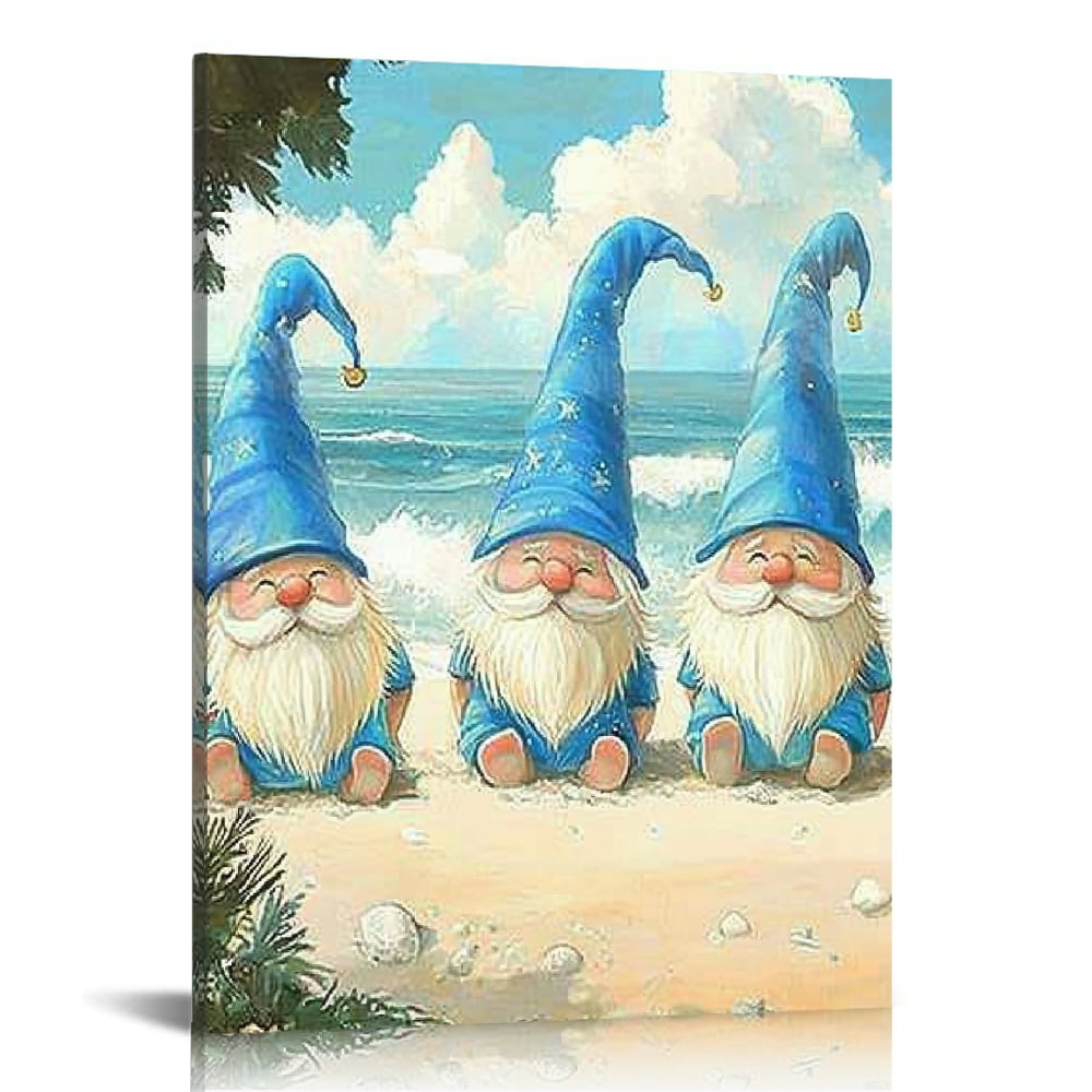 FCXZI Gnomes Fantasy Art Canvas Prints Wall Decor for Home 16x20in ...
