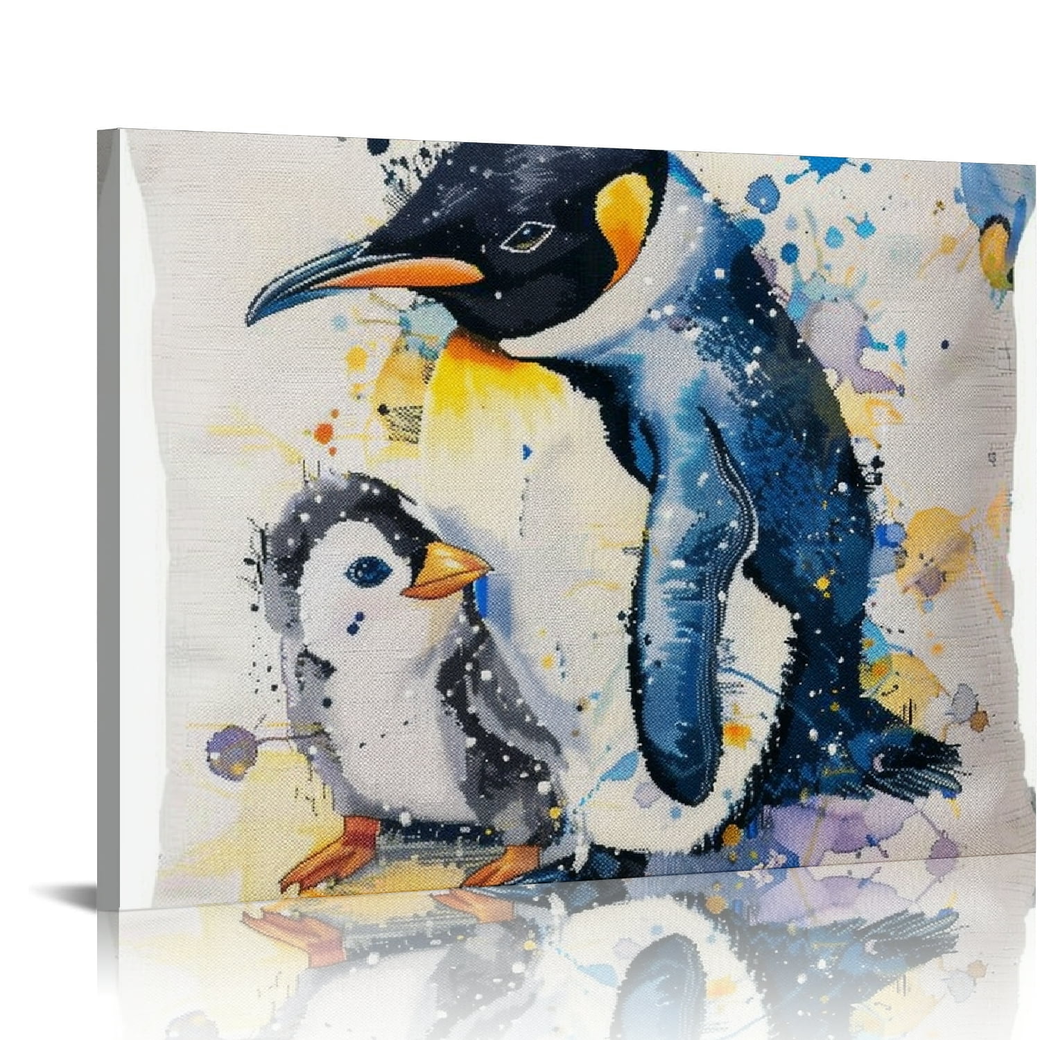 FCXZI Penguin Penguinling Birds Wall Art Canvas Print for Home Decor ...