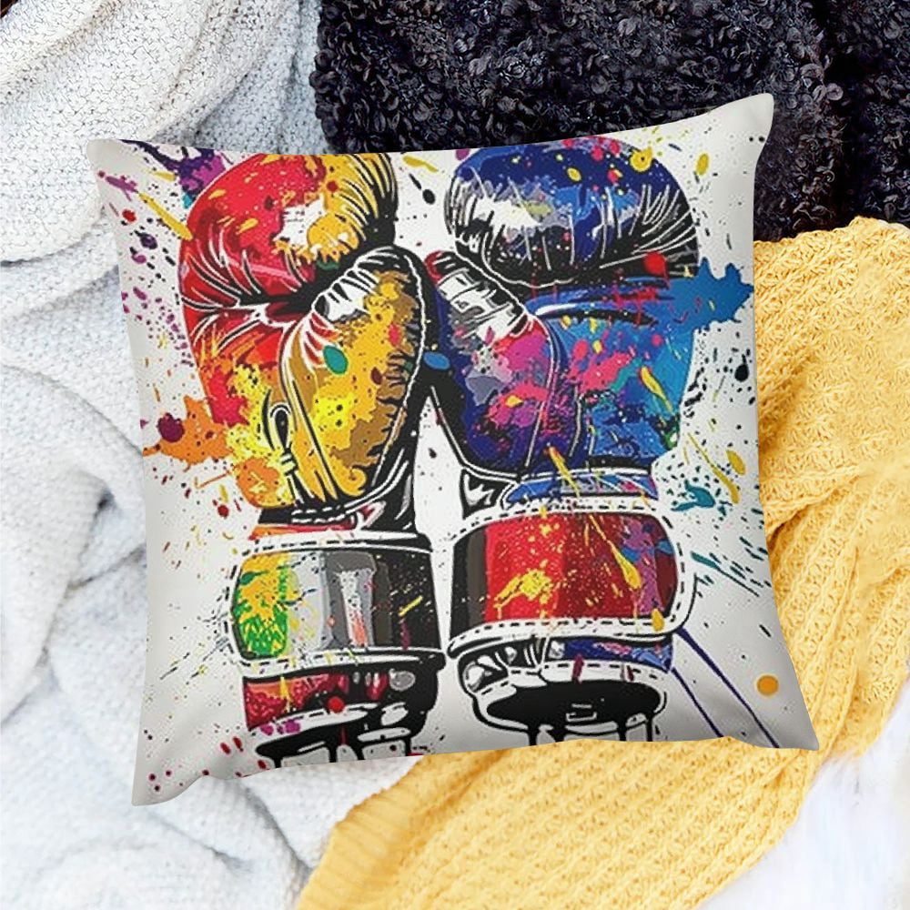 FCXZI Pop Art Boxing Gloves Pillows Cushion Case for Home Sofa Couch ...