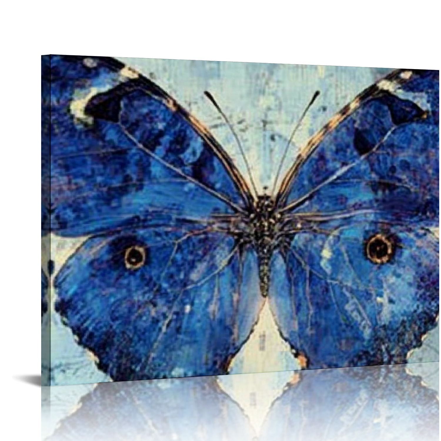 FCXZI Retro Crystal Butterflies Aesthetic Art - Mineral Fairy Gemstone ...