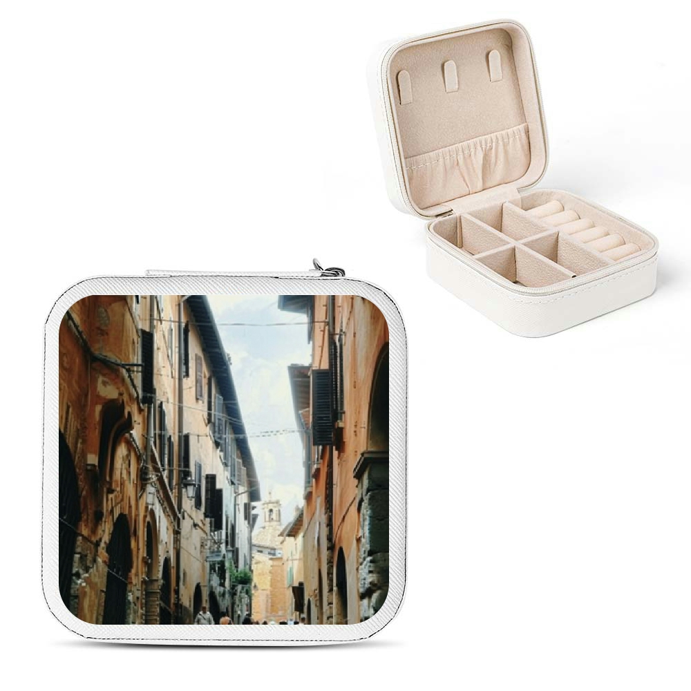 FCXZI Romanesque Architecture Jewelry Storage Box for Necklaces Rings ...
