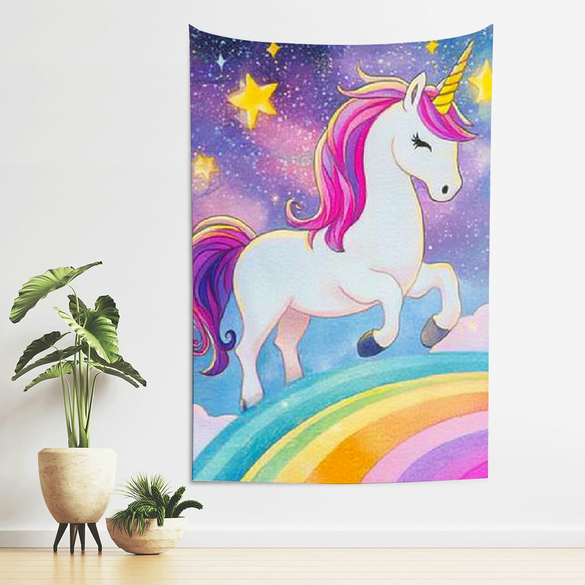 FCXZI Unicorn Rainbow Magical Tapestry Wall Art for Home Decoration 40 ...