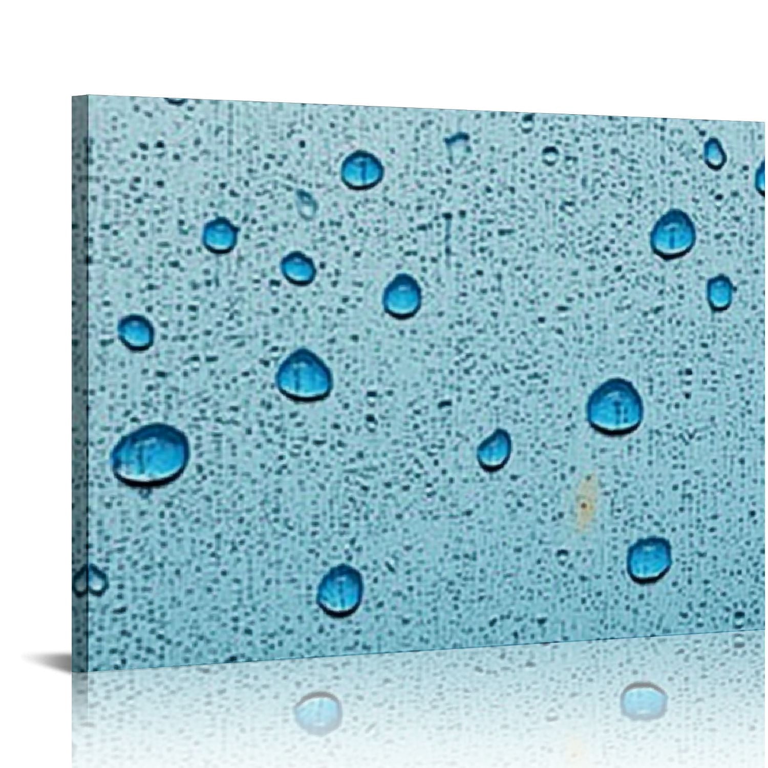 FCXZI Water Drops Theme Modern Canvas Prints Wall Decor Ready To Hang ...