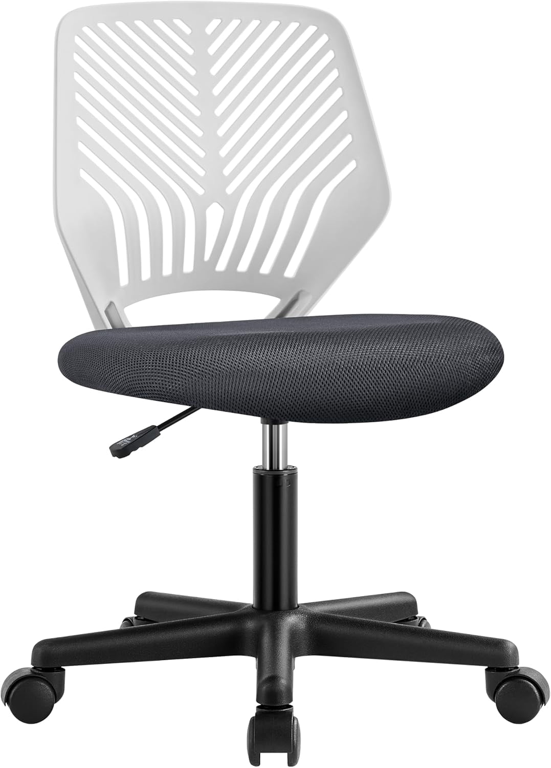 FCYNMF Armless Office Chair, Ergonomic Mesh Desk Chair with Adjustable ...