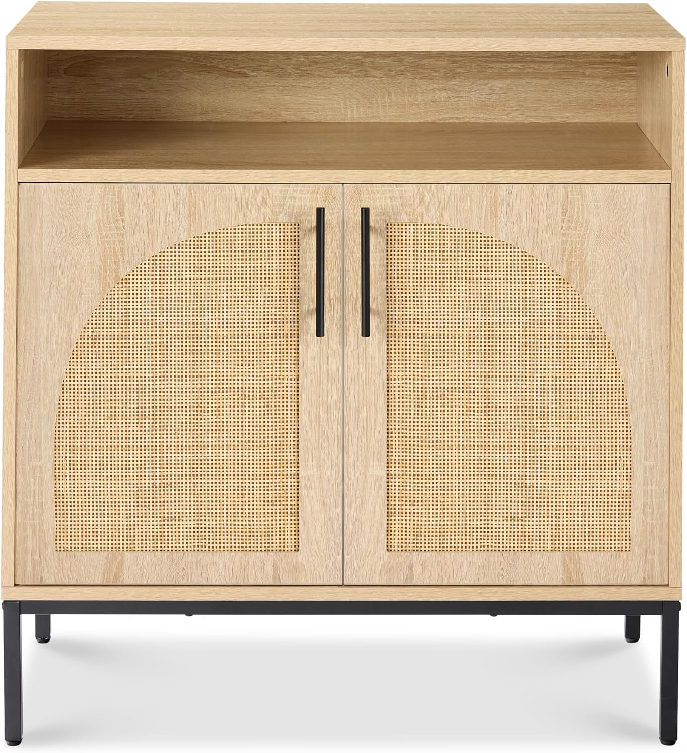 FCYNMF Rattan Sideboard Buffet Cabinet, Entryway Table, Accent Storage ...
