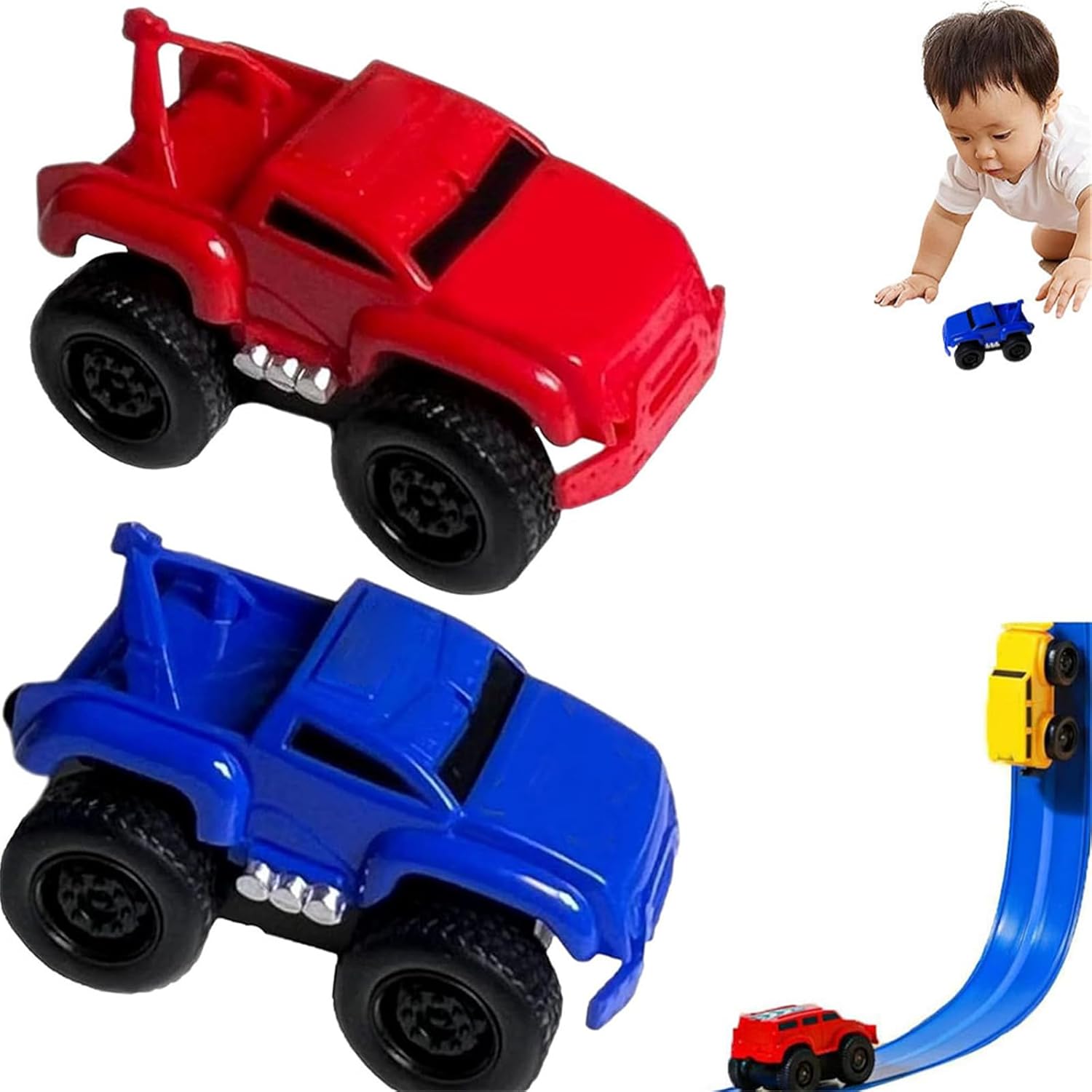FCZRKD Magnetic Wall Climbing Toy Car, Magnetic Inertial Wall Car, Anti ...