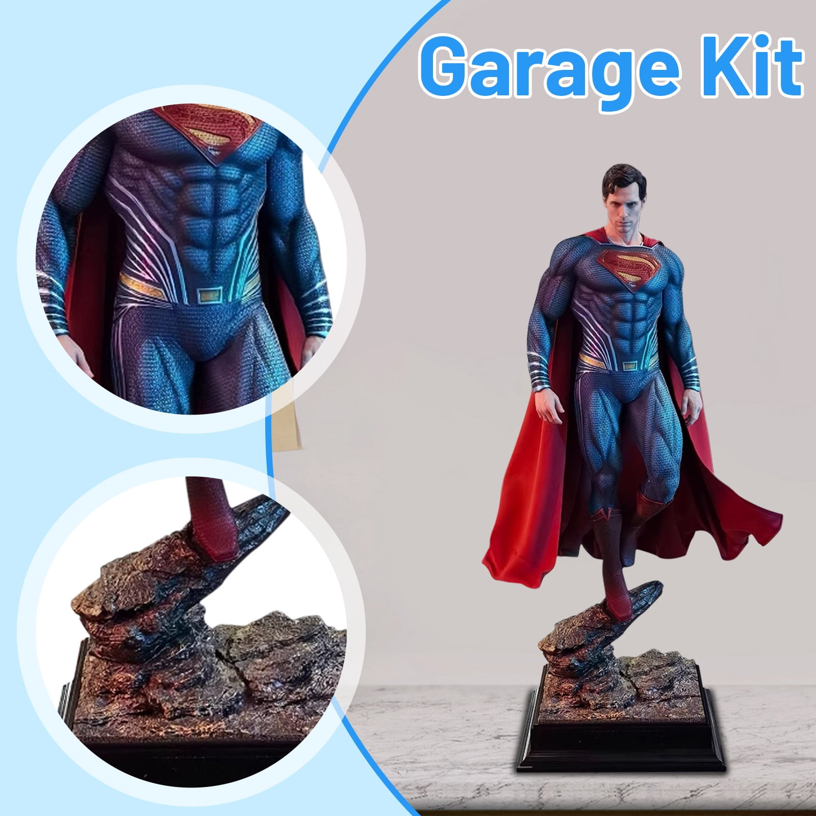 FCZRKD The Man of Steel Superman Action Figures, 20-Inch Stylish and ...
